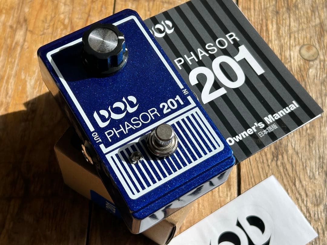 DOD PHASOR 201 エフェクター 青