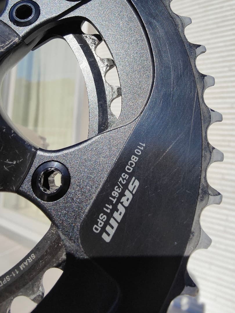 【最終価格！！】 SRAM RED カーボンクランク11s 175mm　良品☆