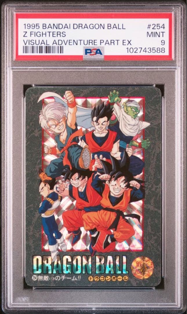 【PSA9】254 ドラゴンボール　カードダス ビジュアルアドベンチャー