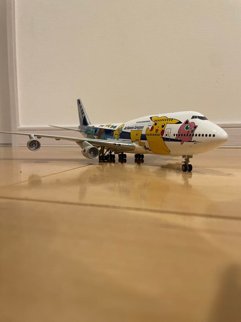 1/200 B747-481 全日空 ANA ポケモンジェット ブルーボックス