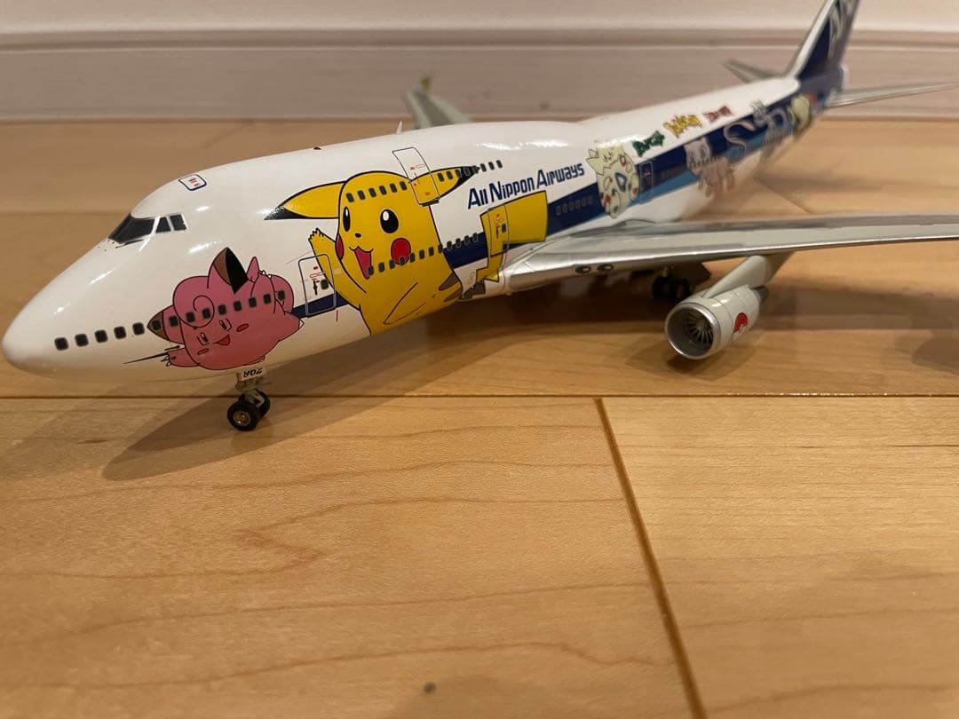 1/200 B747-481 全日空 ANA ポケモンジェット ブルーボックス