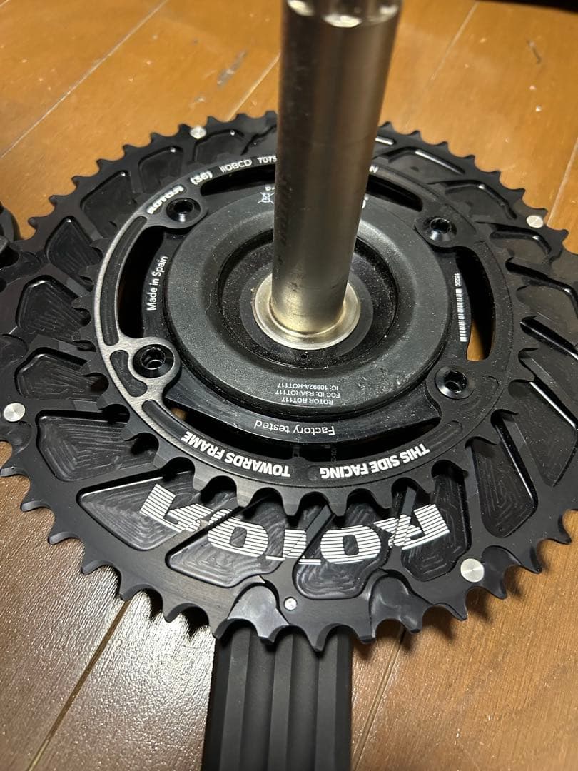【ノク田】ROTOR ALDHU パワーメーター インスパイダー付き