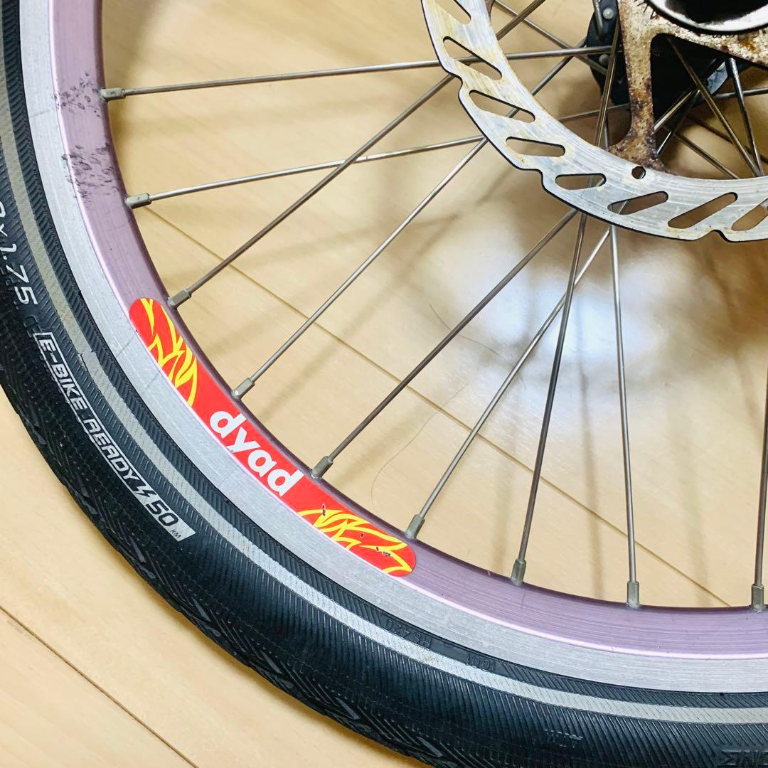 crust bikeフロントフォーク&vero sity20インチホイール