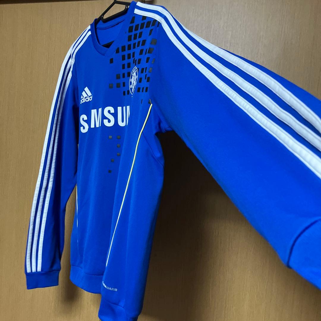 adidas × FCチェルシー × サムスン 長袖 ユニフォーム Lサイズ