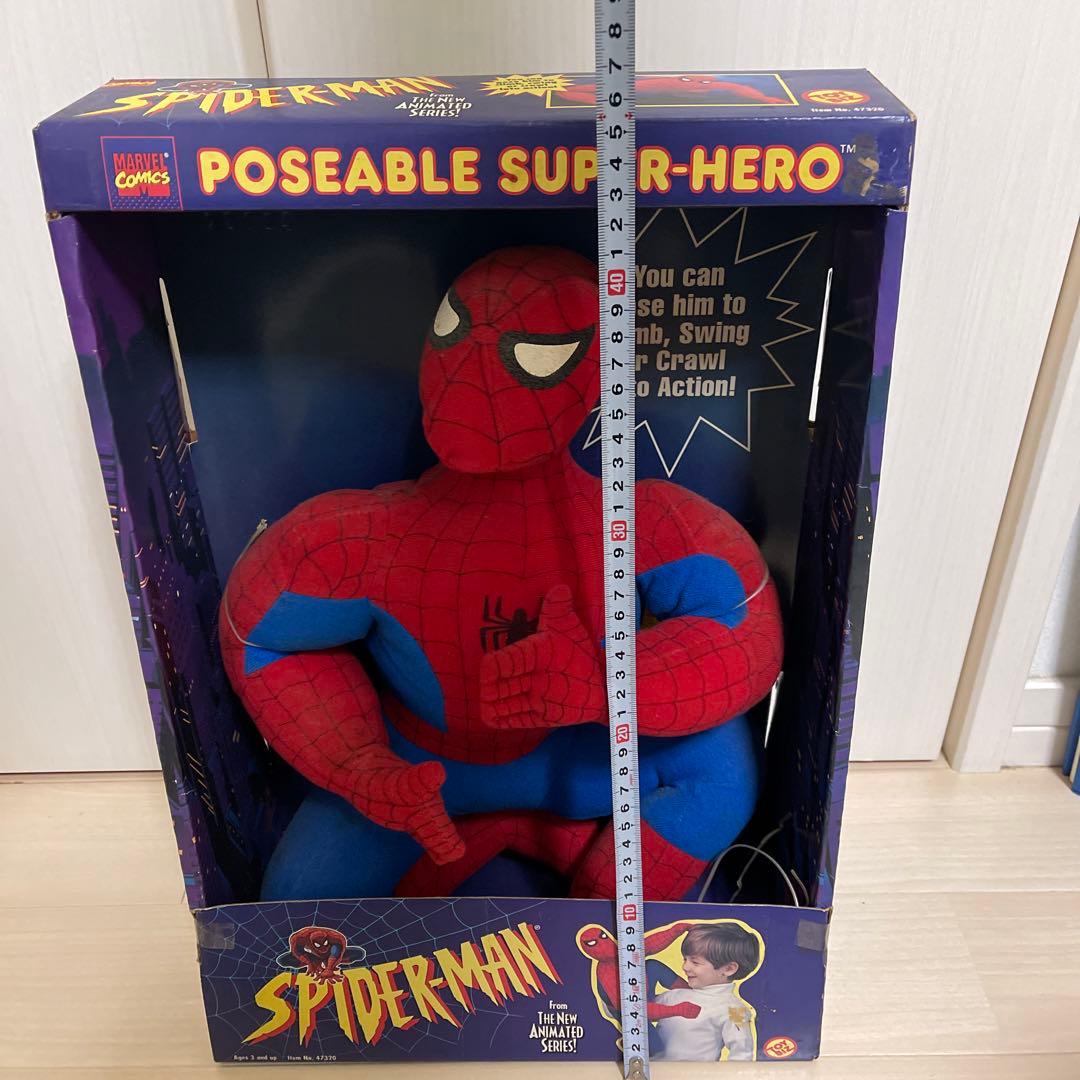 スパイダーマン POSEABLE SUPER-HERO 大型ぬいぐるみ 箱付き