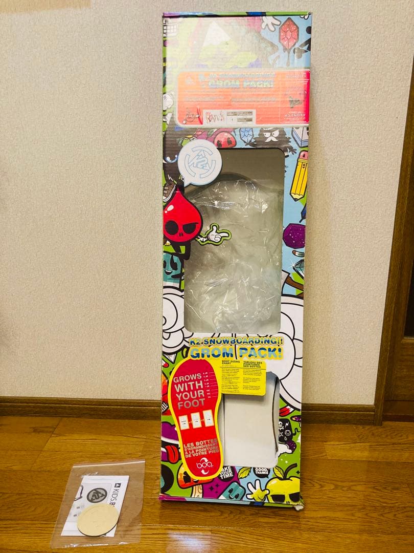 K2 キッズ用スノーボード 3点セット GROM PACK 100cm 子供用