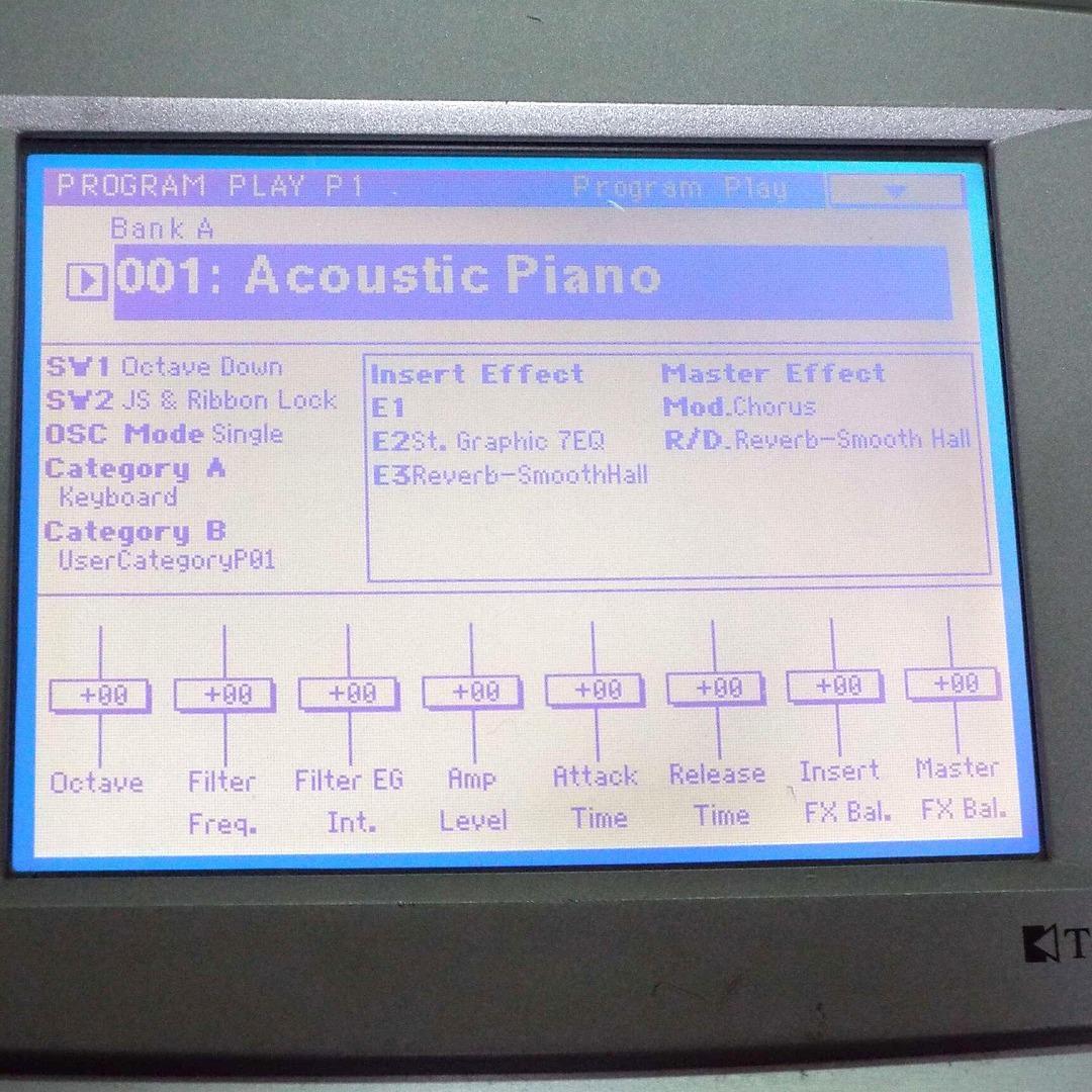 美品_最近液晶難有_KORG TRINITY 61鍵_FDD交換_大量取説新品