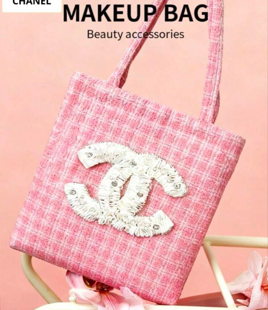 CHANEL メイクアップバッグ ピンク