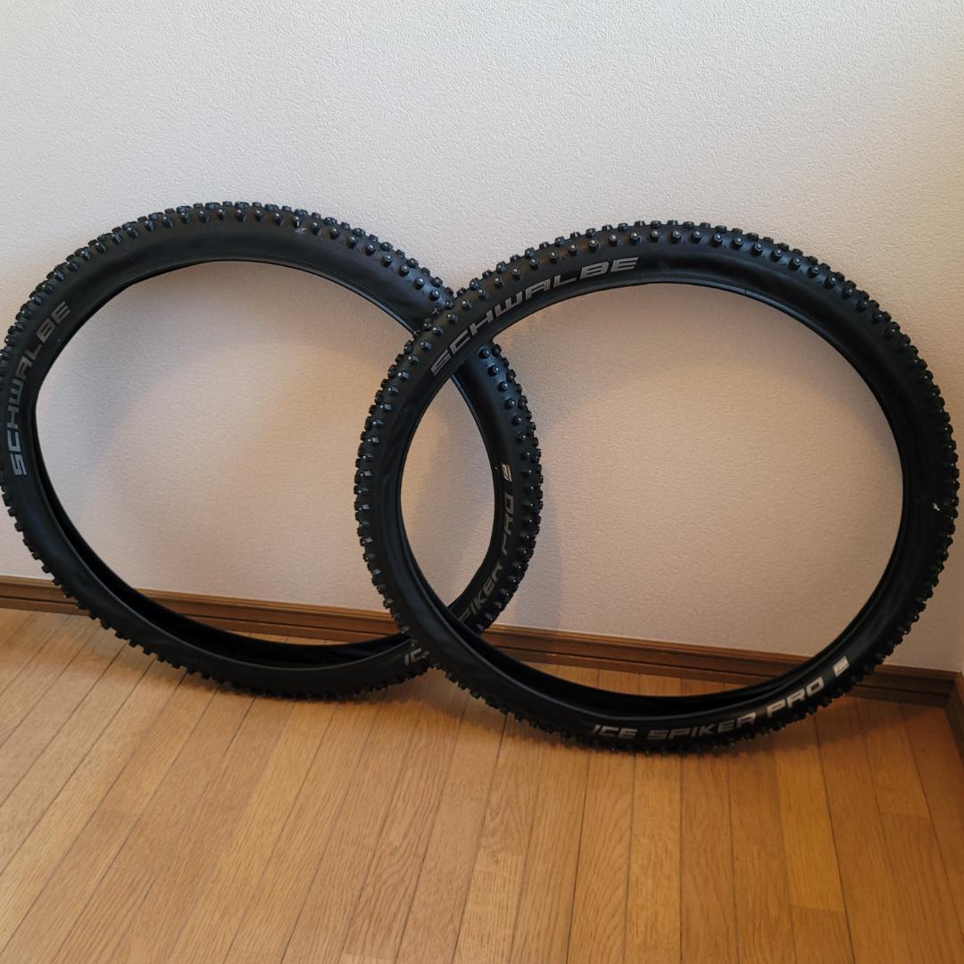 ぼ*ん様 SCHWALBE ICE SPIKER PRO 27.5インチ 2本セ