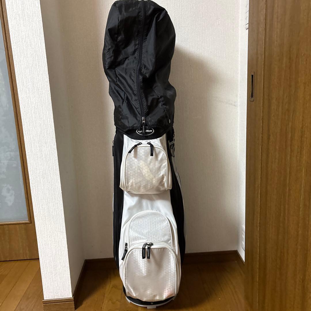 TaylorMade キャディバッグ 黒 白