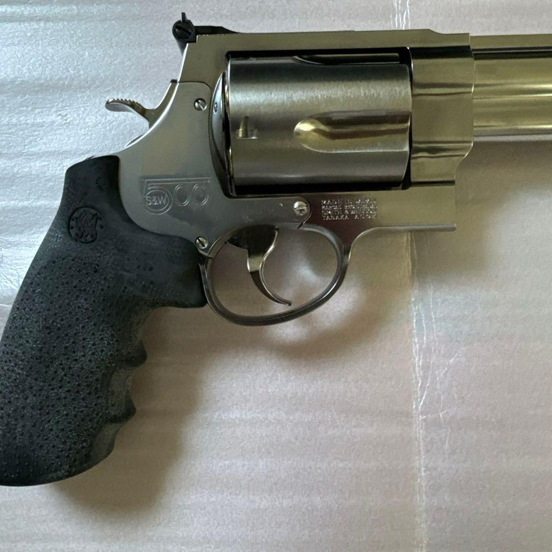 タナカ S&W M500 8 3/8インチ ステンレス ガスリボルバー