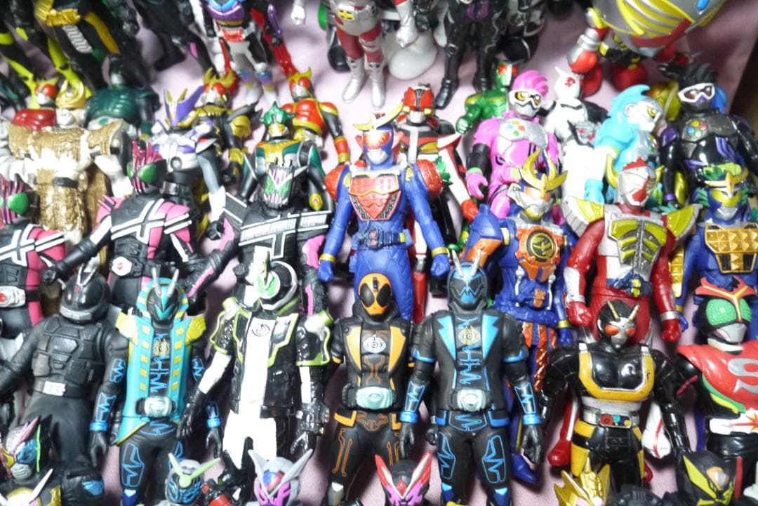 ライダーヒーローシリーズ　ビッグサイズソフビフィギュア　128体セット