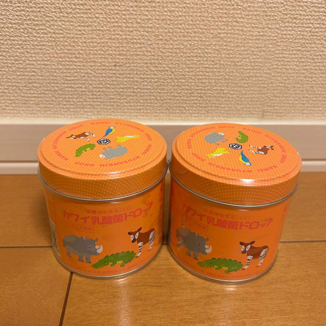 カワイ肝油ドロップ8缶セット　カワイカンユドロップ ビタミン　カルシウム　乳酸菌