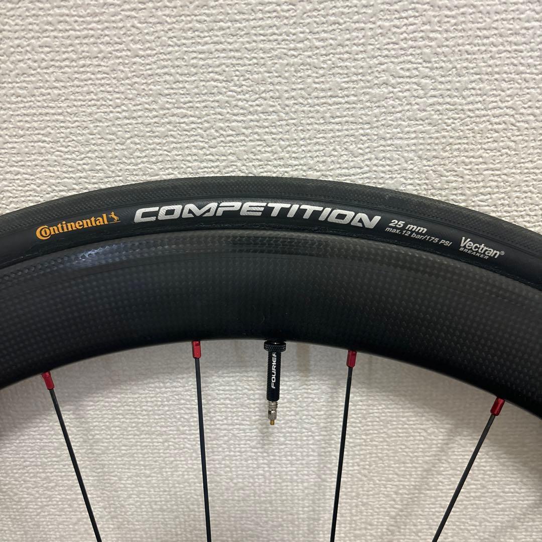 Continental Competition 25mm カーボンホイールセット