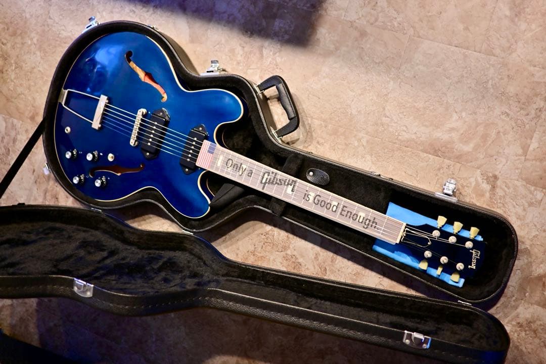 最終Gibson ES-330L Beale Street Blue ミスチル