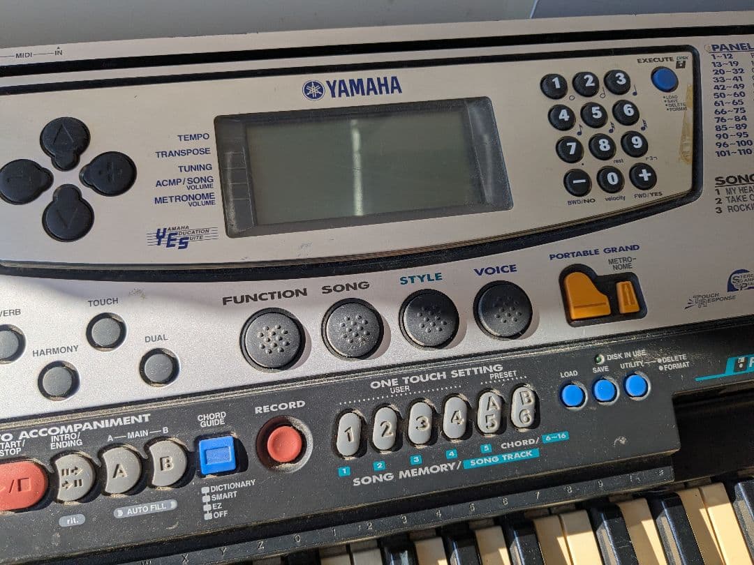 【ジャンク品扱い】YAMAHA PSR-340 キーボード シンセサイザー