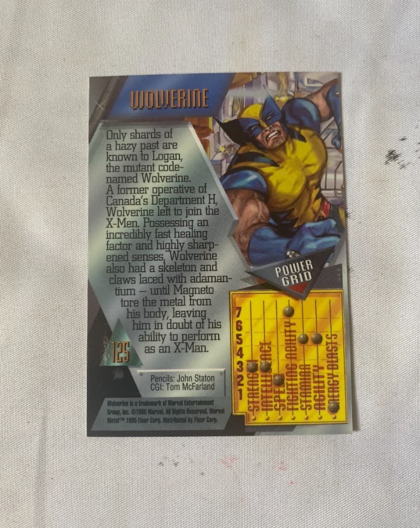その他 1995 Fleer Marvel l #125 Wolverine