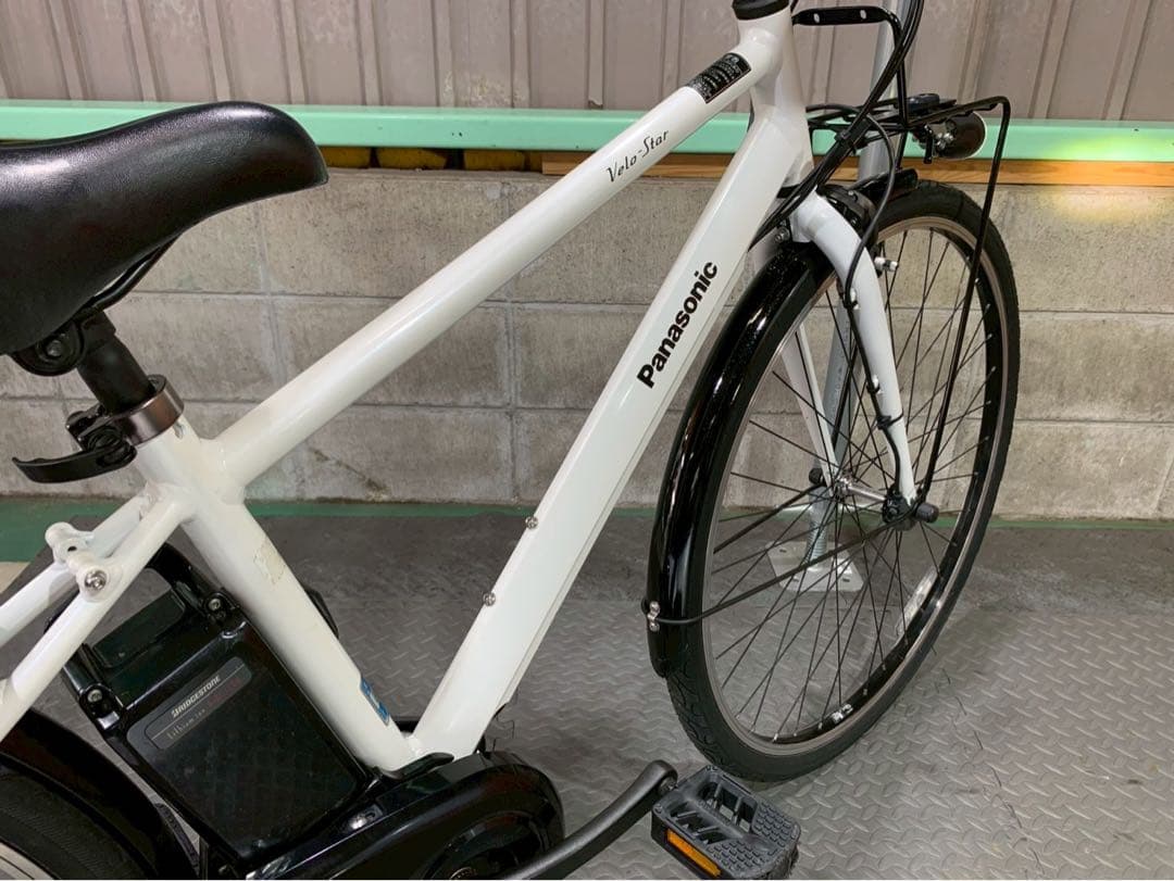 電動自転車 パナソニックVelo Star 700/38C ホワイト №6944