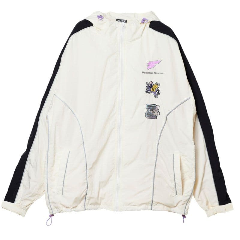 ずっと真夜中でいいのに。 Nylon Jacket (White)