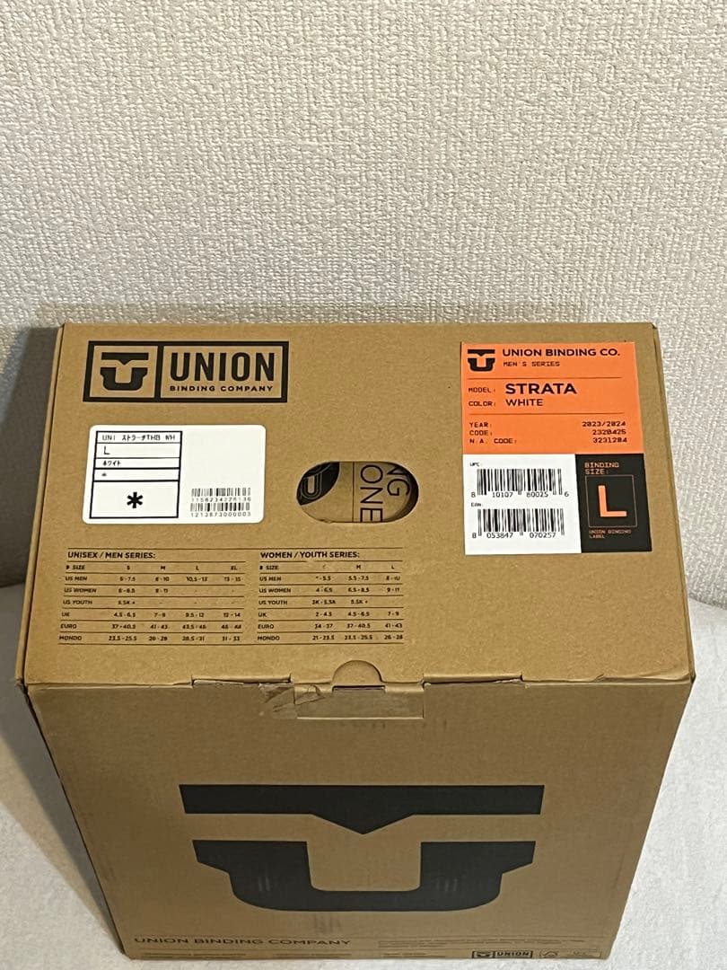 UNION STRATA BINDING Lサイズ 2024製 スノボー