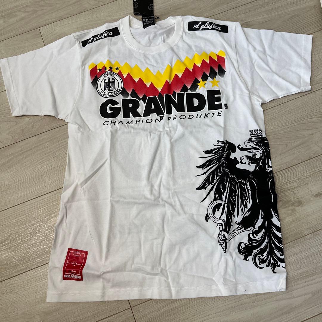 限定品 GRANDE 2014 BRASIL W杯 ドイツ代表優勝記念Tシャツ