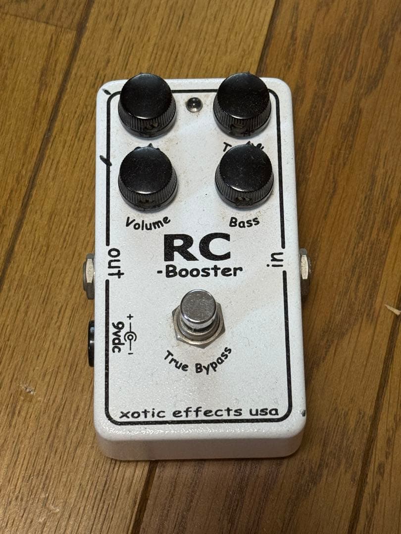 214 xotic RC-Booster 手書きシリアルナンバー