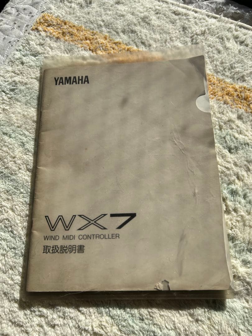YAMAHA WX7 ウインドmidiコントローラー シンセサイザー　現状品