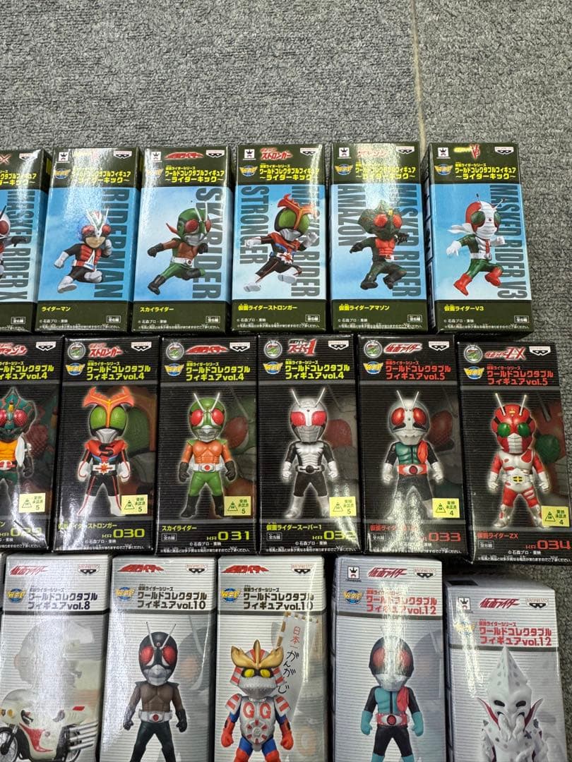 仮面ライダーワールドコレクタブルフィギュア　32点 昭和ライダーまとめ売り