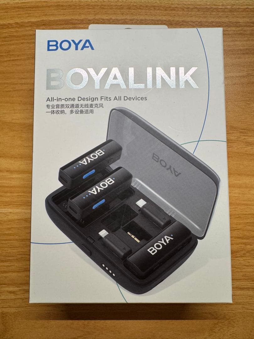 BOYA BOYALINK V2.0 ワイヤレスピンマイク