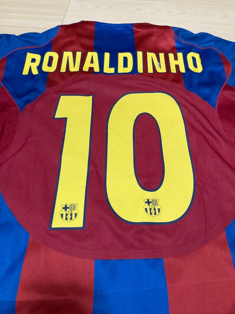 バルセロナ04/05（H）CLモデル #10 RONALDINHO 選手支給品