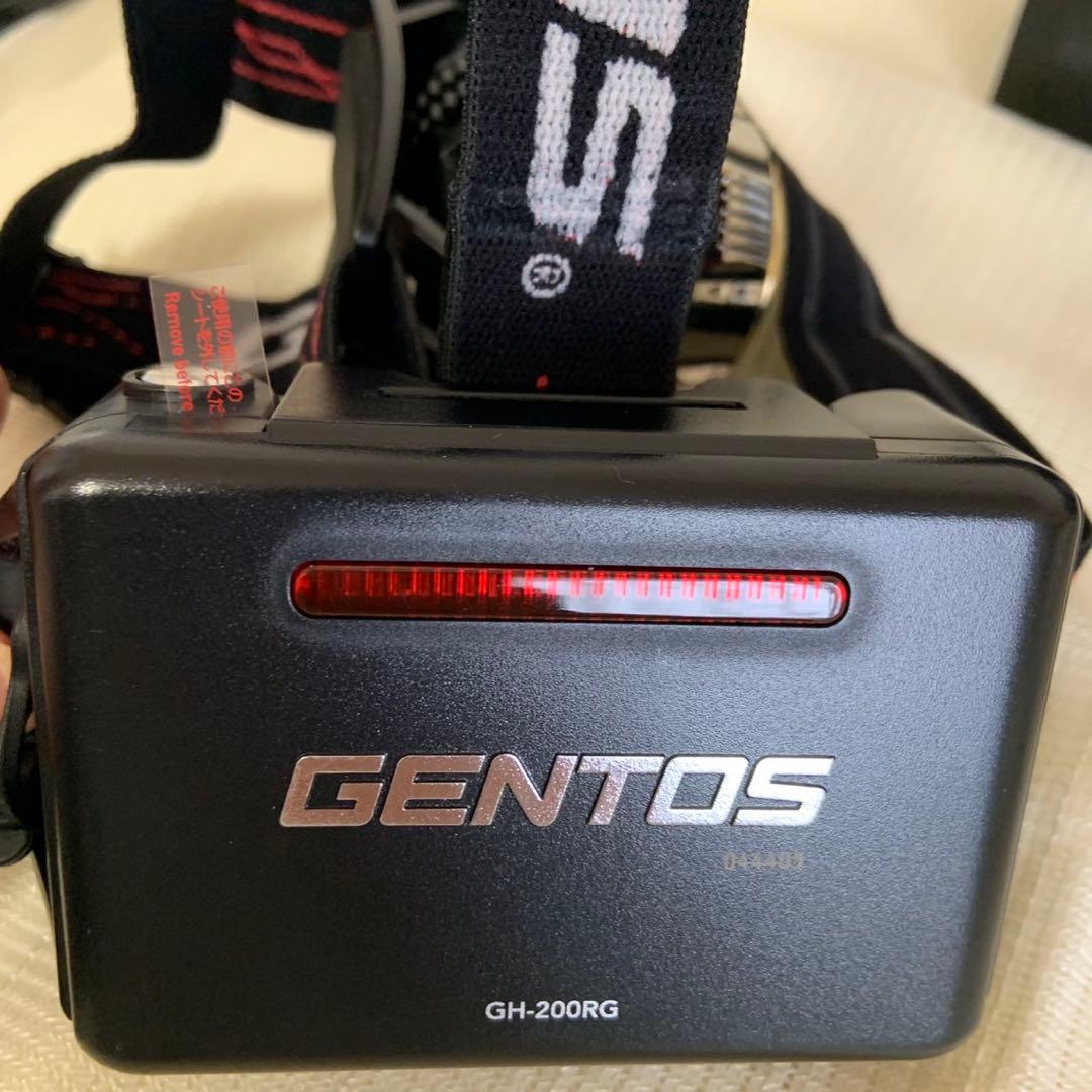 【新品未使用】GENTOS ジェントス GH-200RG ヘッドライト