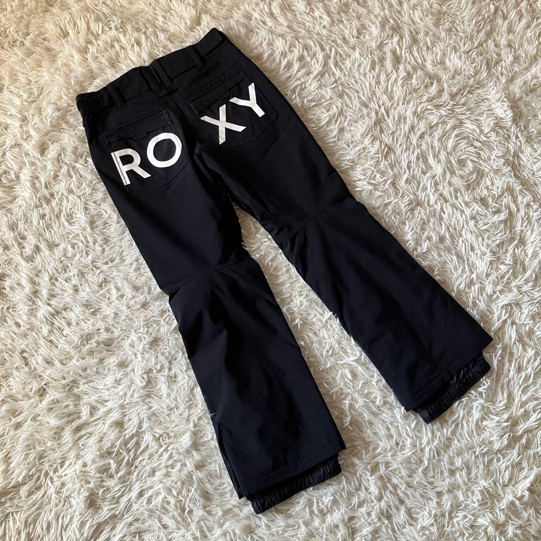 #10M✨ROXY✨スキーウェア パンツ レディースS ヒップロゴ ブラック