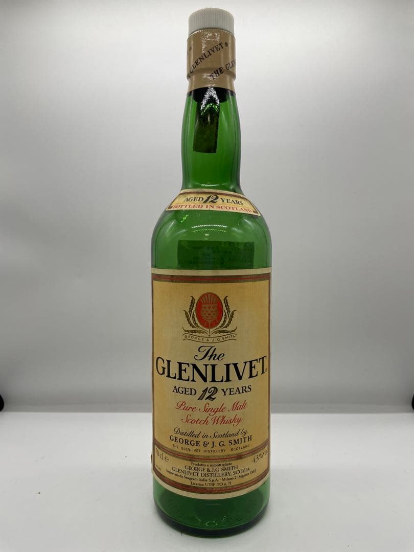 Glen Livet 12y e&J.G.Smith 空瓶