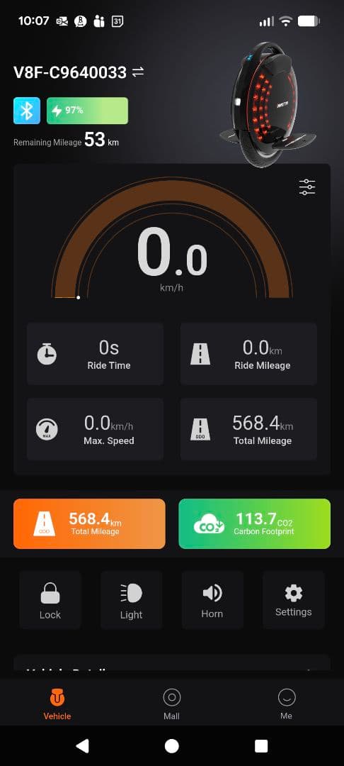 iNMOtion V8F 電動一輪車