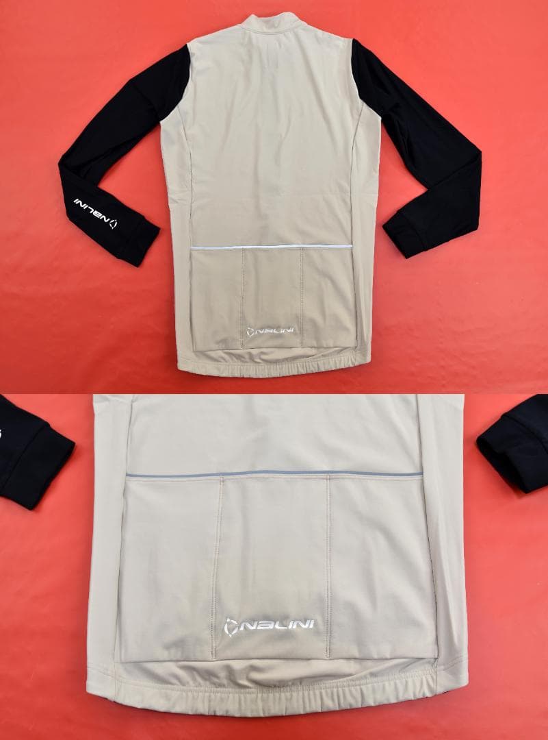 Nalini SOFT WRAP 長袖ジャージ size:L ブラック/フォグ