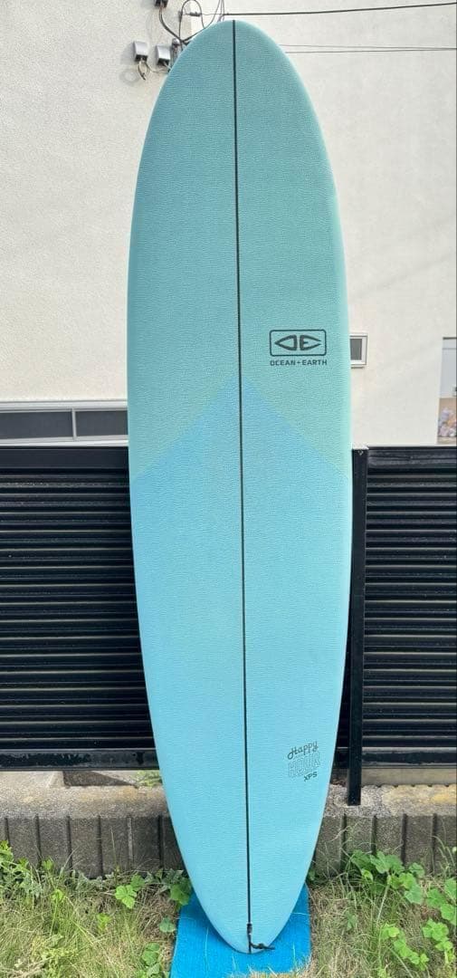 極美品！ O&E エポキシソフト 7’6” フィン付　スカイブルー
