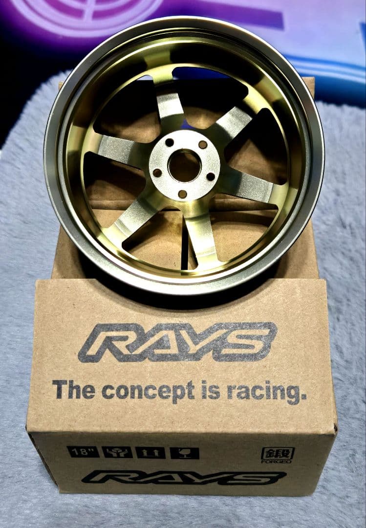 限定 新品 RAYS　1/4 スケール TE37 レイズボルクレーシング