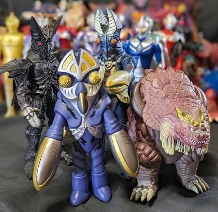 ウルトラマンコスモス＆登場怪獣・宇宙人ソフビフィギュア（バンダイ）41体セット＋