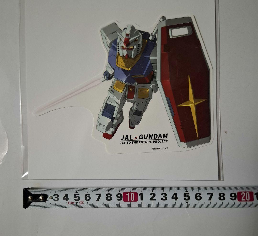JAL × GUNDAM　フライトタグとステッカー 未開封新品