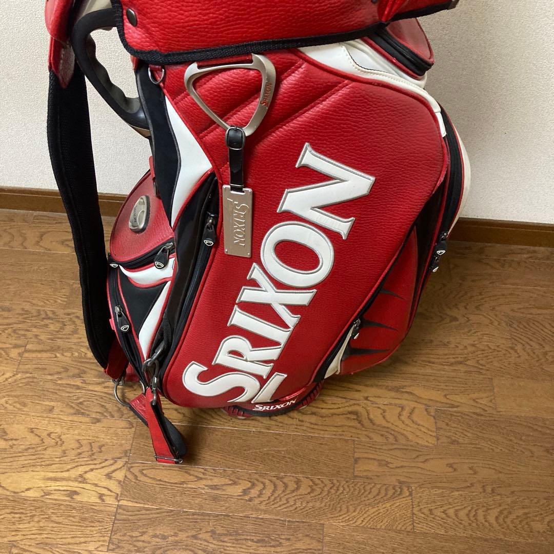 値下げ‼️Srixon 赤 キャディバッグ