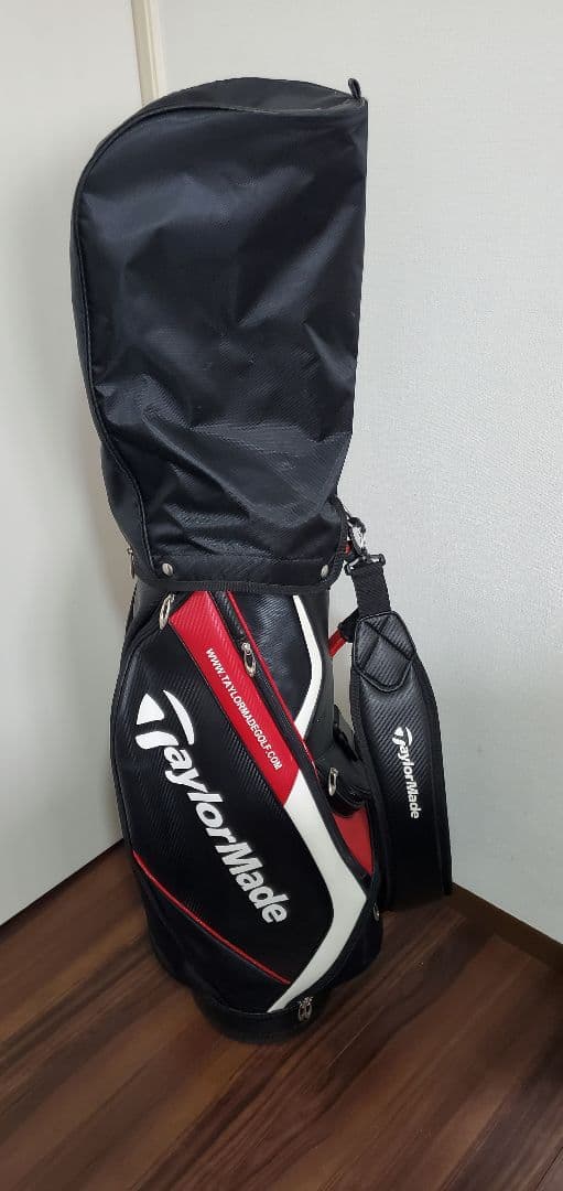 ～美品～　テーラーメイド　キャディバッグ　ゴルフ　TaylorMade 　赤黒