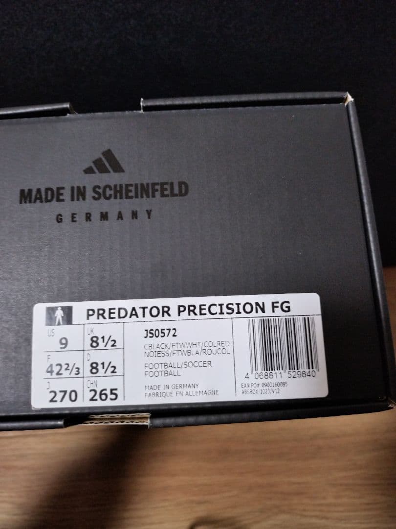 adidas Predator Precision FG 270サイズ