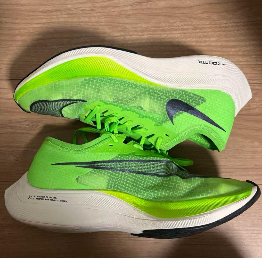 スパイク・シューズ Zoom X Vaporfly Next % \"Electric Green\"
