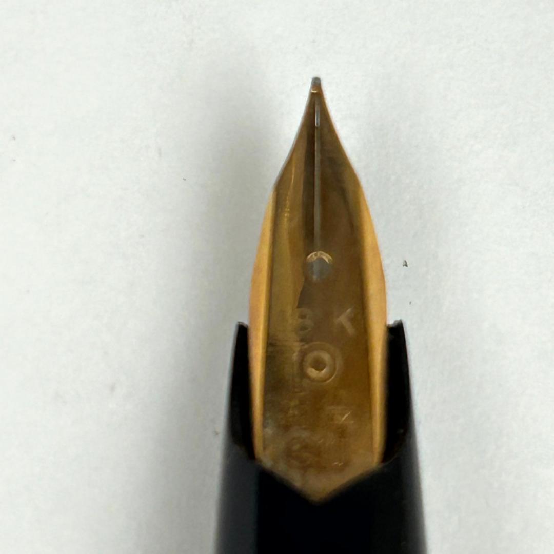 PLATINUM プラチナ 万年筆 金張り 14KGF 18K　細字