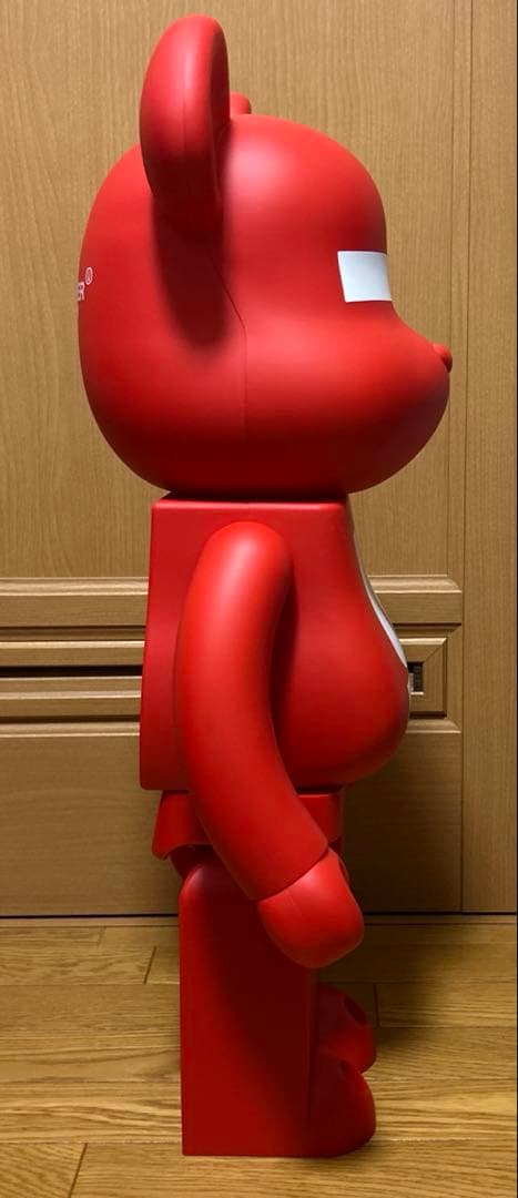 BE@RBRICK UNDERCOVER LOGO RED 1000％