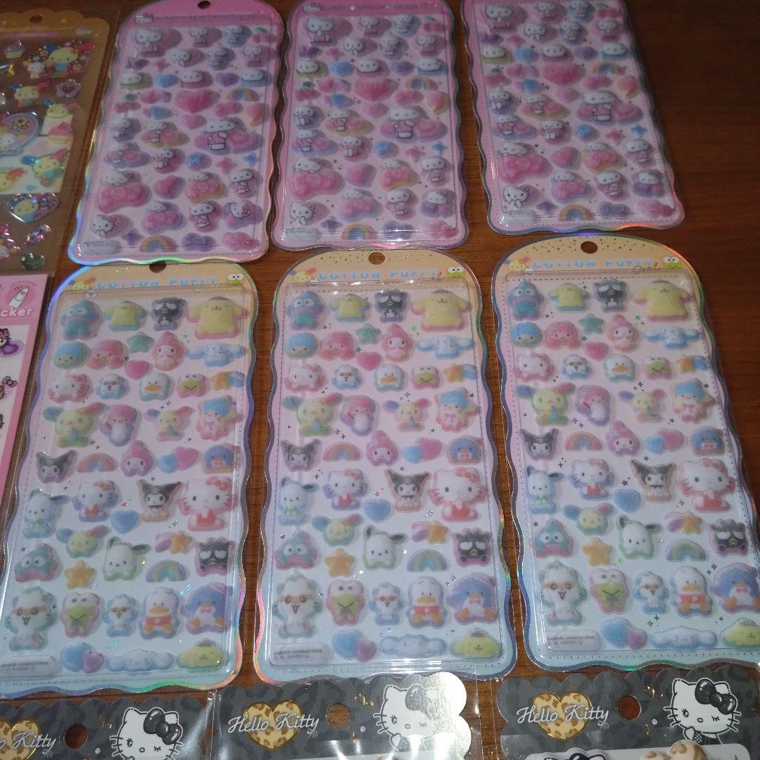 サンリオ ハローキティ・ウサハナ ぷっくりシール まとめ売り 未使用