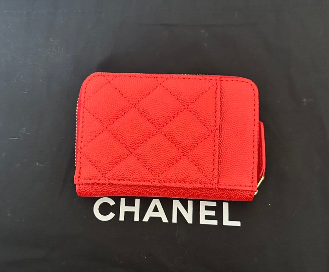 CHANELフラグメントケースケースレッド新品ノベルティ