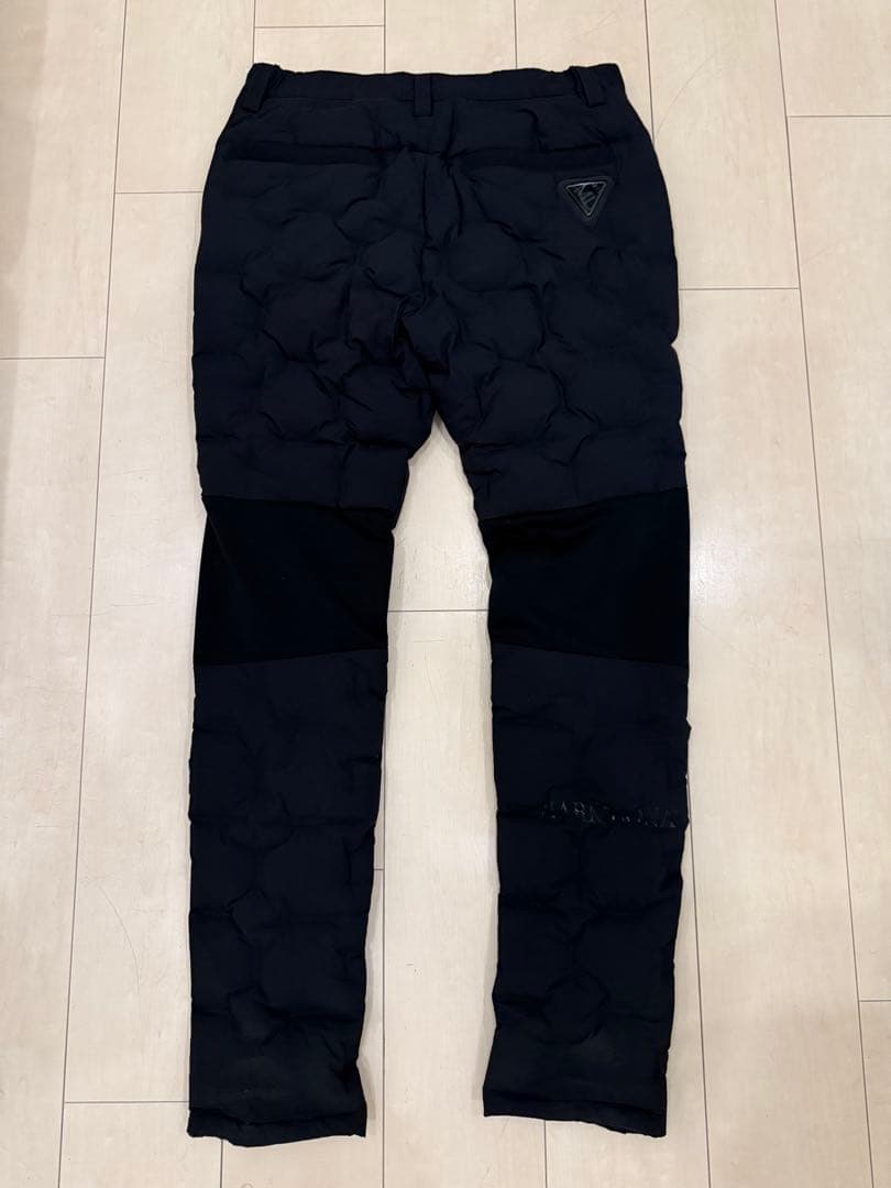 美品 ★ MARK&LONA ダウンパンツ防寒冬マ ーク＆ロナ黒正規品