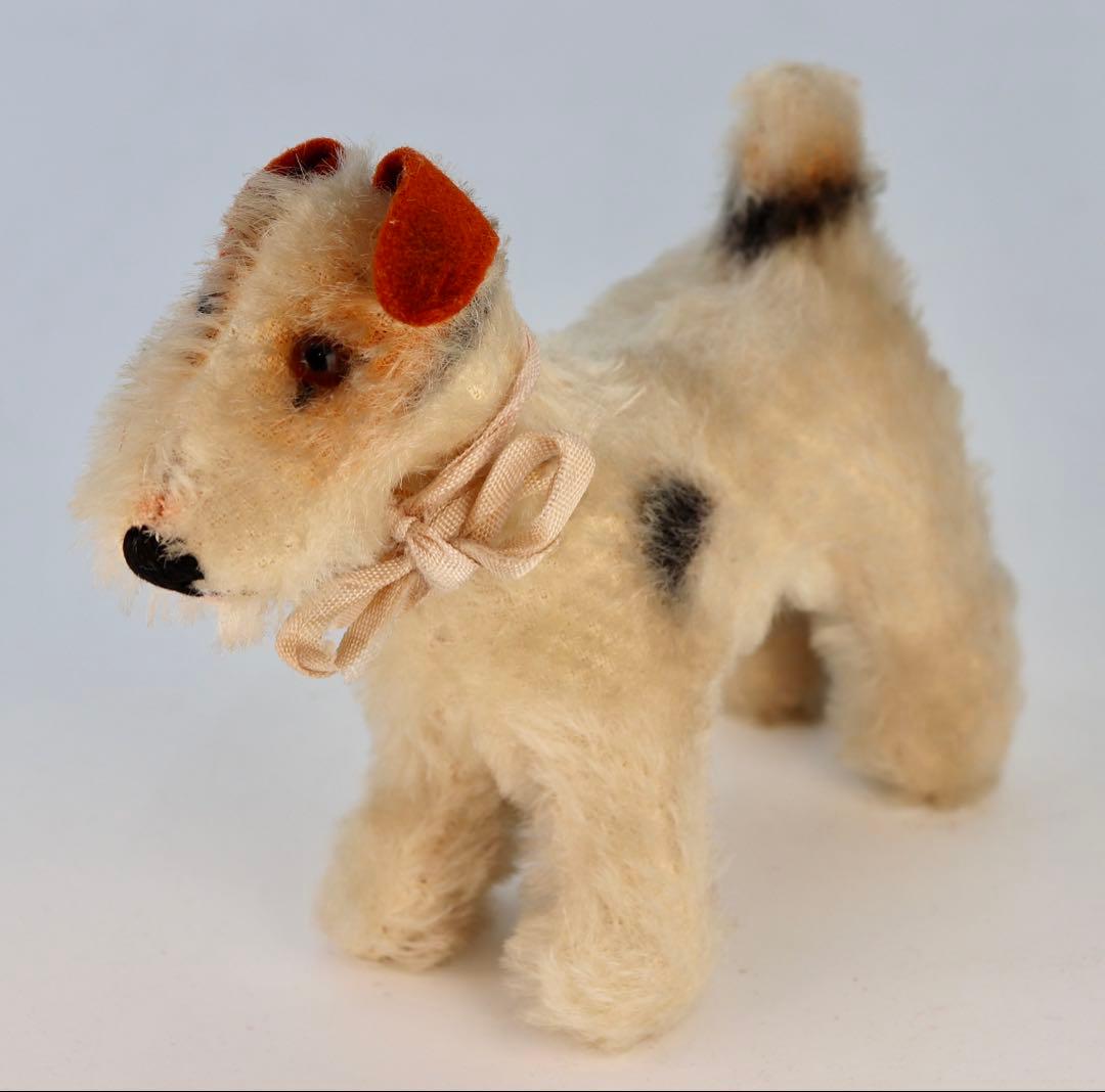 1954 FoxyTerrier シュタイフ・ビンテージ品 10cm ボタン無し