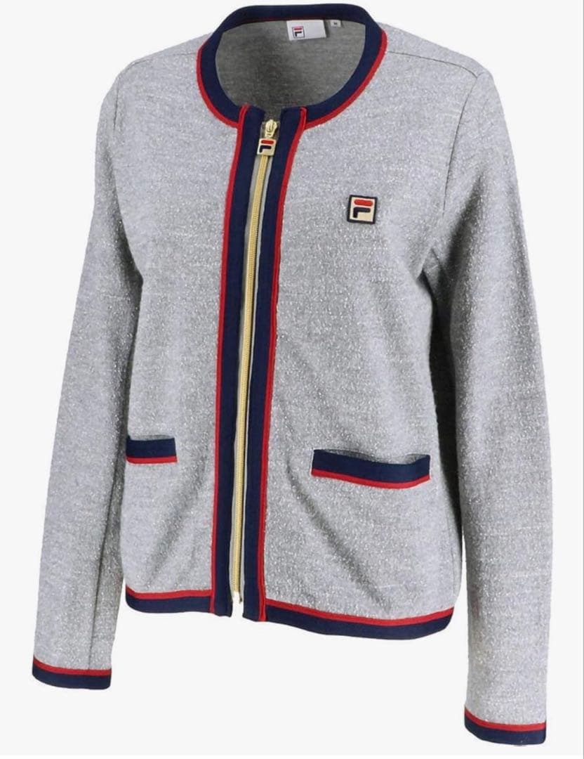 FILA テニスジャケットグレー Mサイズ